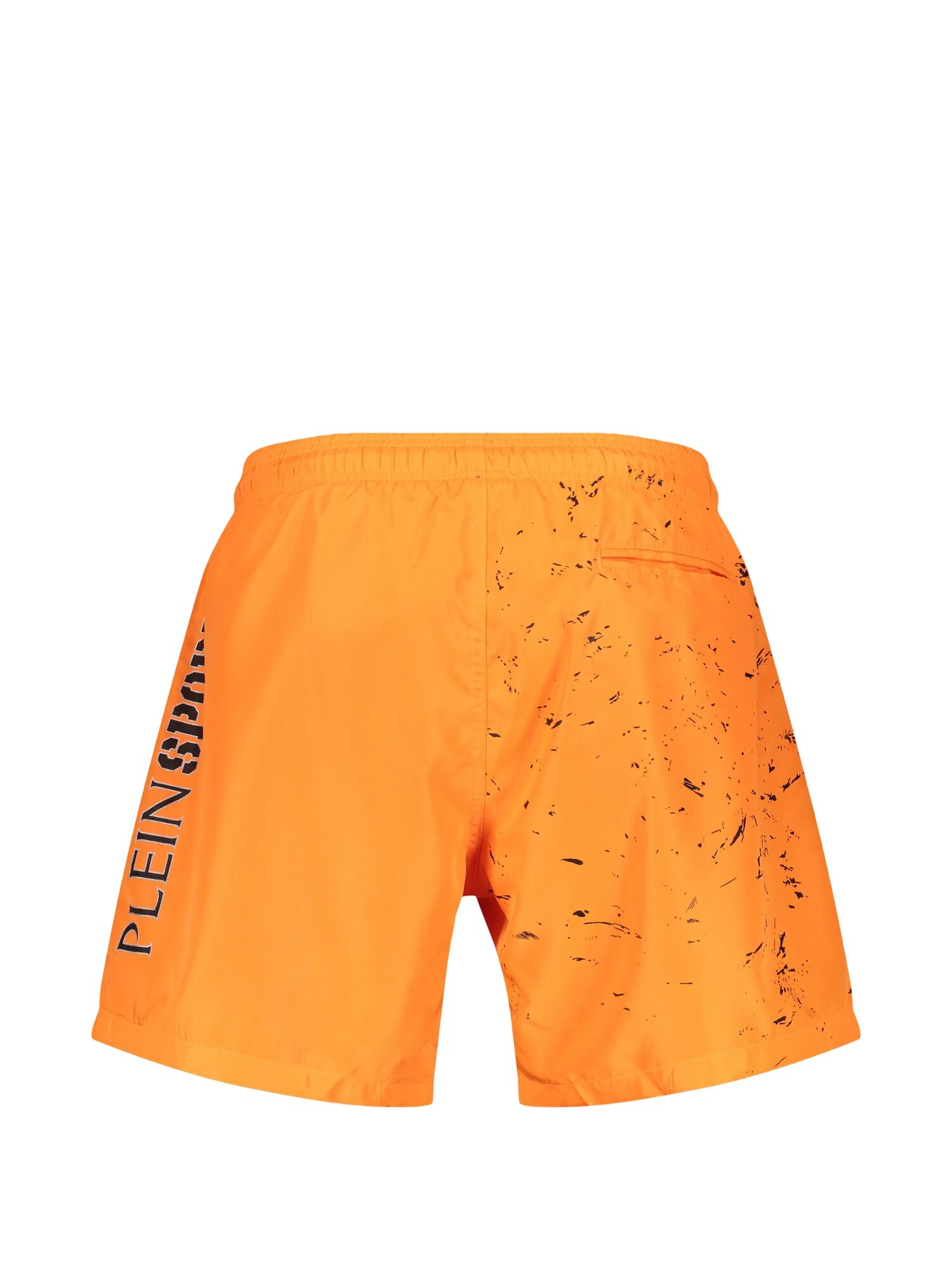 Шорты для плавания PLEIN SPORT Graphic-print drawstring swim shorts, размер 52 — фото 1