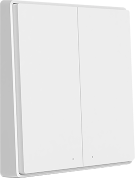 Умный выключатель двойной Aqara D1 WXKG07LM (White)