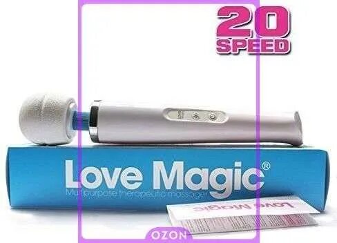 Hitachi Magic Вибратор, цвет: белый, 36 см