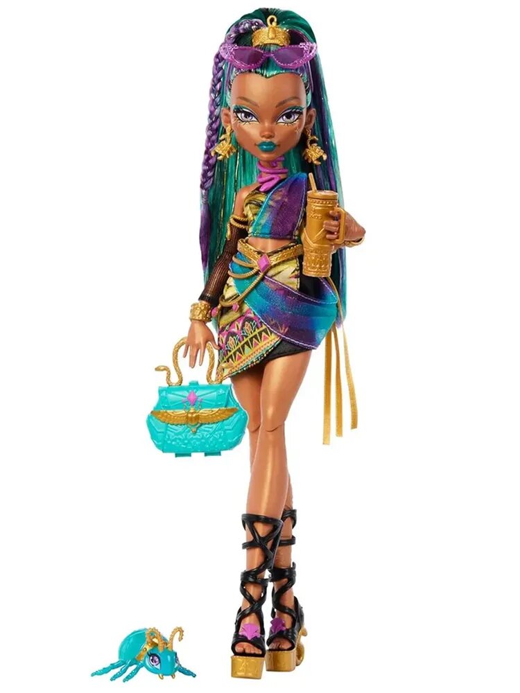 Кукла Monster High Nefera de Nile - Монстр Хай Нефера де Нил королевская мумия JDR48