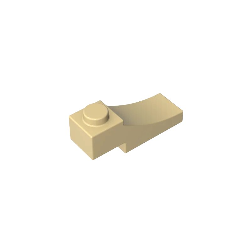 GOBRICKS Изогнутые кирпичи 10 шт. 70681 Бежевый, 031