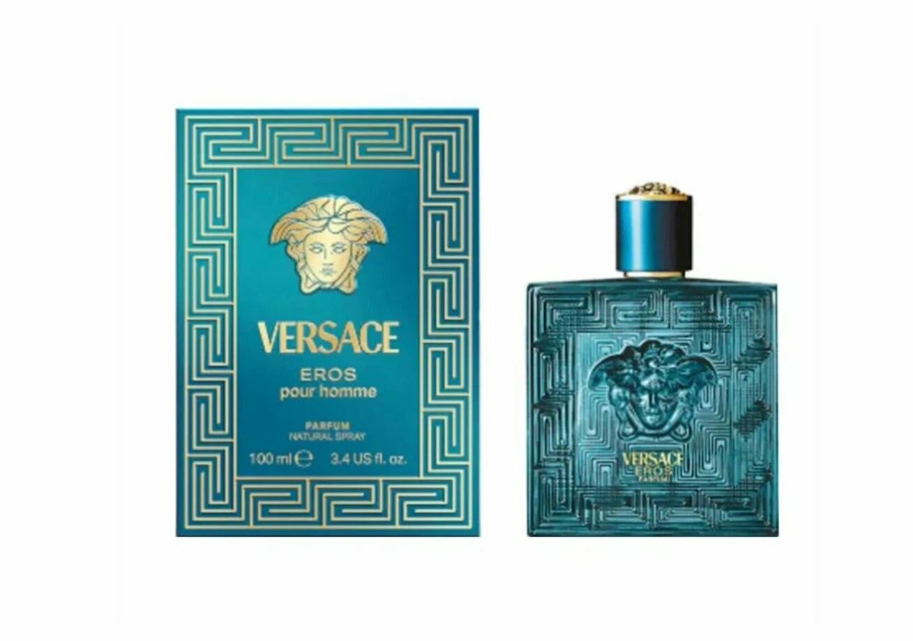 Духи Versace Eros Parfum 100 мл, цитрусовый, пряный мужской аромат