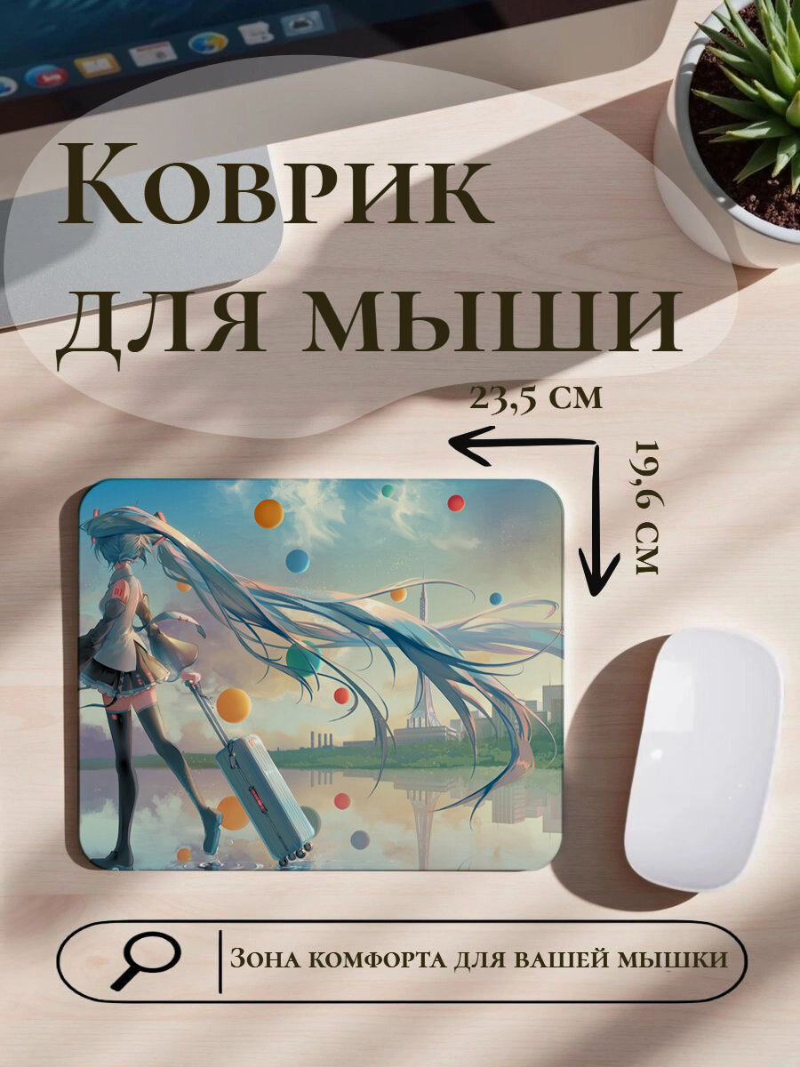 Коврик для мыши Hatsune Miku