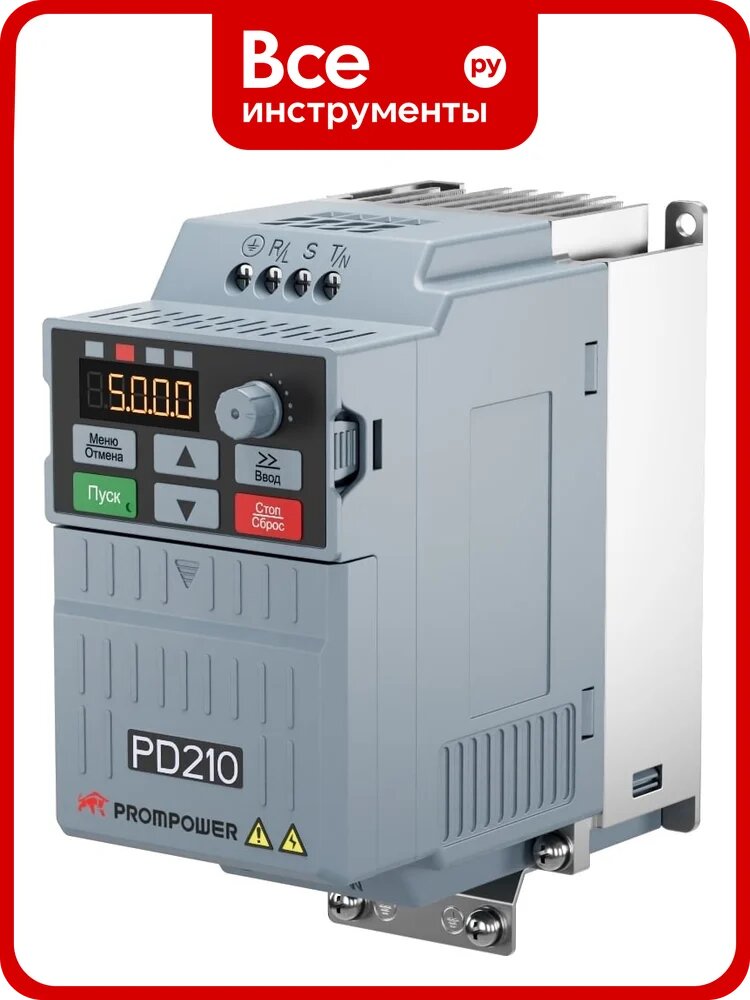 Преобразователь частоты Prompower PD210-AB015B, 230В, 7А, 1.5кВт PD210AB015B