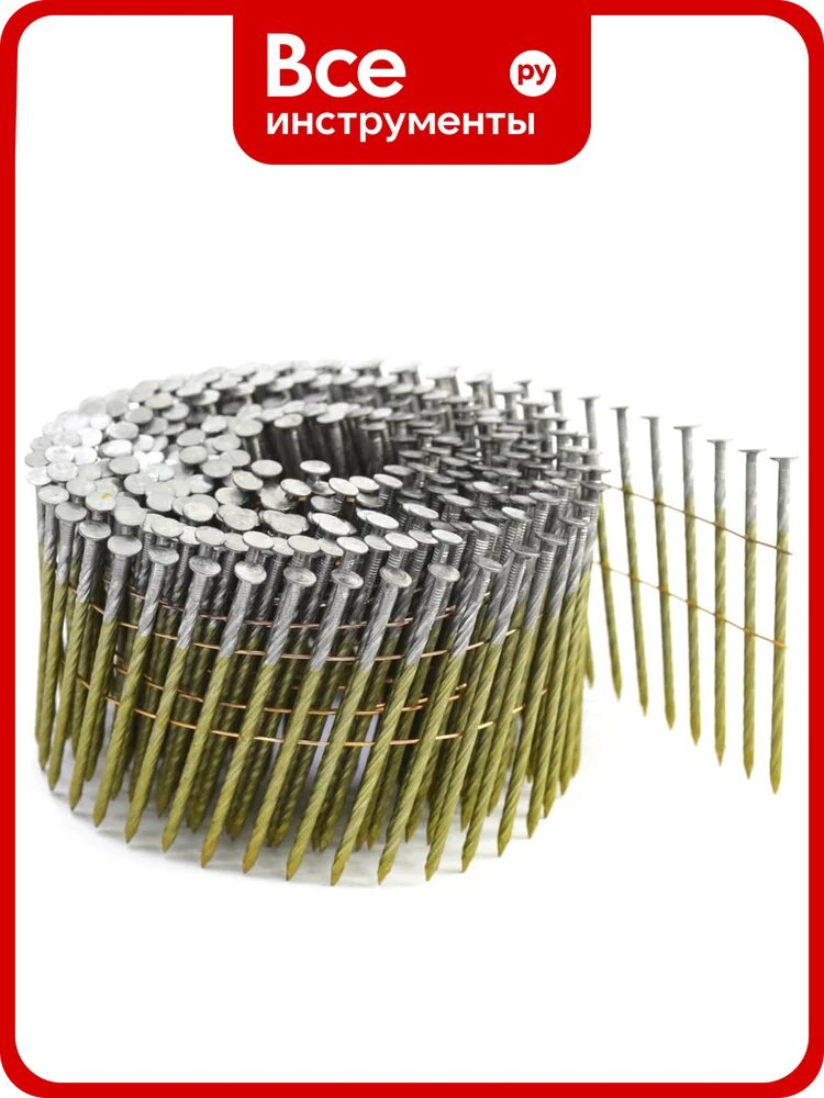 Барабанный гвоздь ForEst с винтовой накаткой CNW 25/45 BKSCH 10800 штук МБ000024395, российском рынке