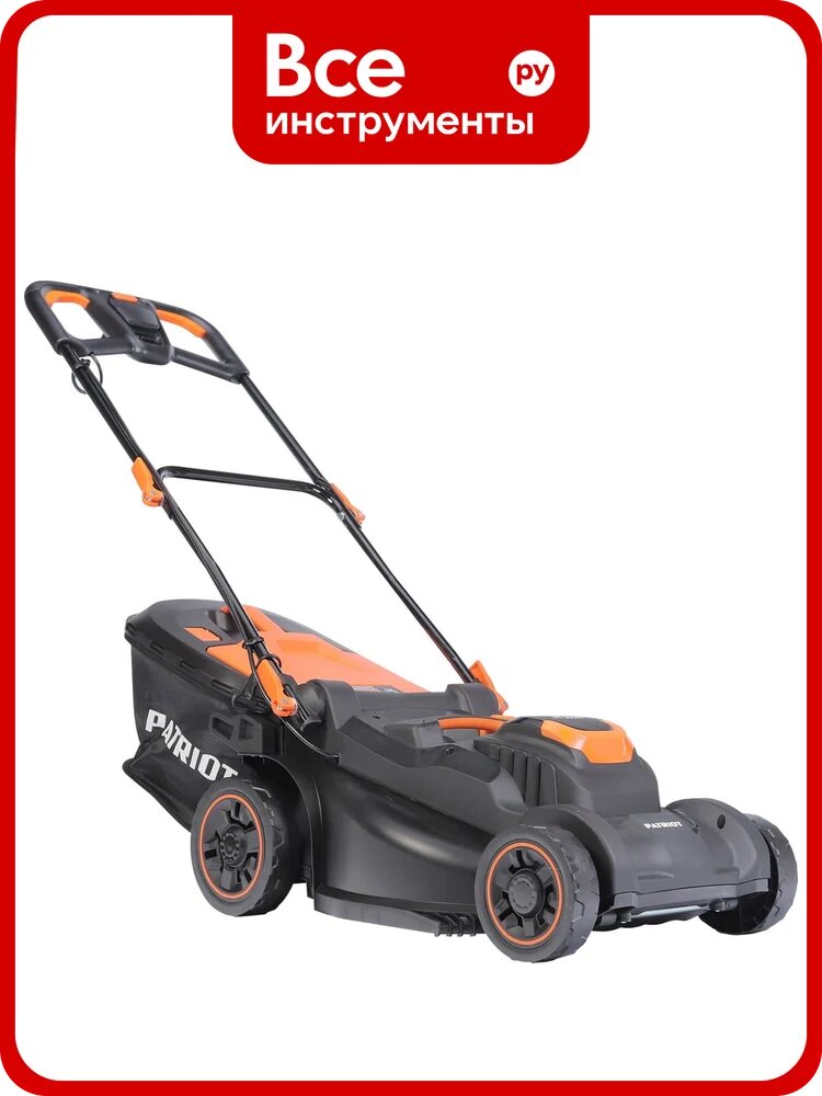 Газонокосилка электрическая PATRIOT PT2044E Lux, 2,0кВт, 44см, 50л 512302044