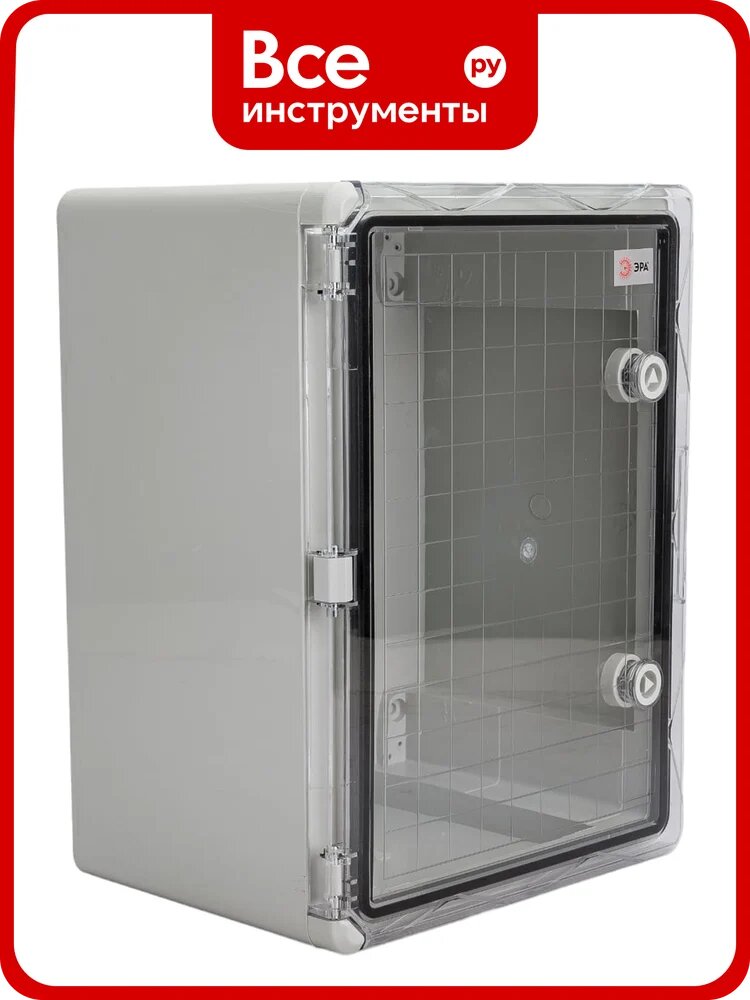 Щит ЭРА ЩМП-П 400х300х220, прозрачная дверь УХЛ1 IP65 IK10, пластиковый Б0052355