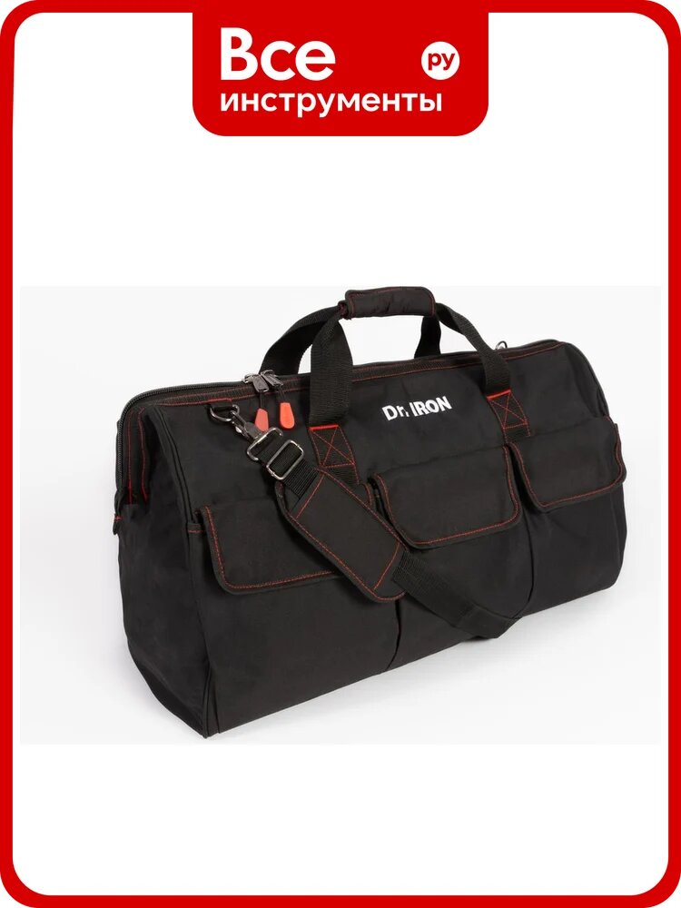 Сумка для инструмента с ремнем Dr. IRON 650x260x380 мм DR1039
