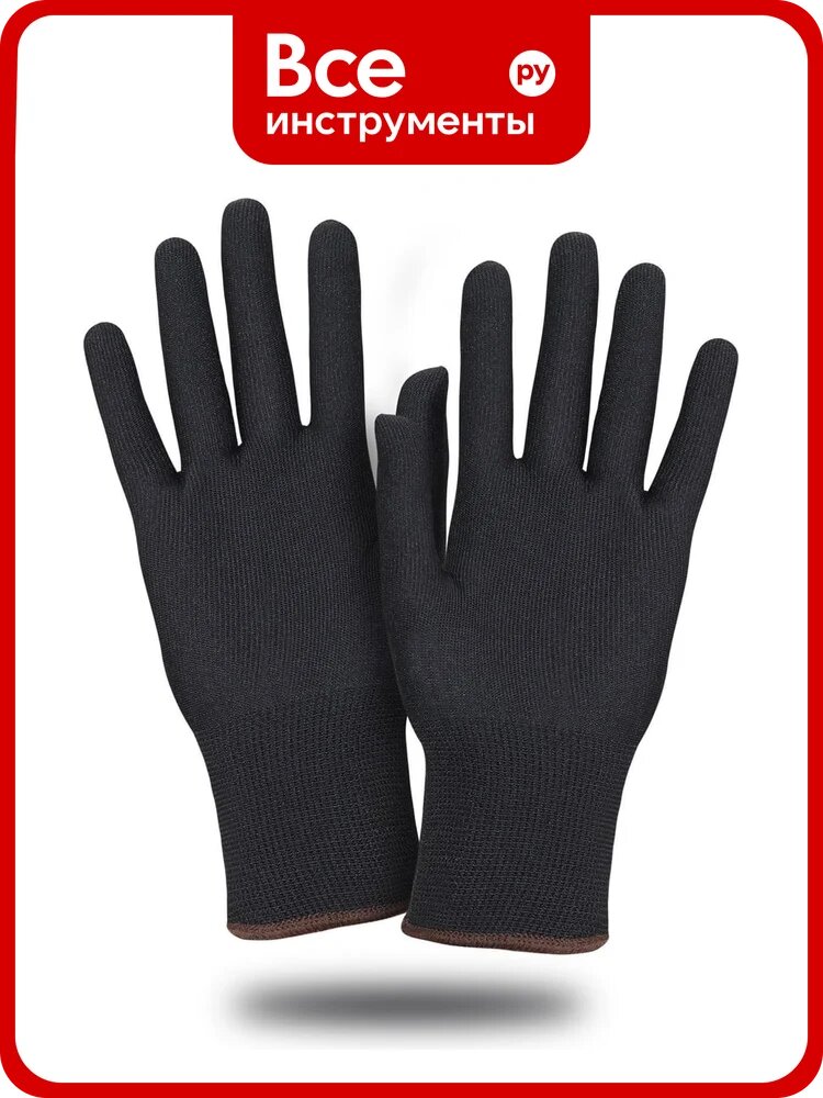 Перчатки Safeprotect Нейп-Ч нейлон, черный, размер 10 (XL) 03051XL