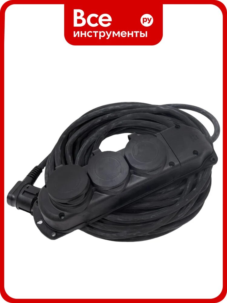 Удлинитель ПП удлинитель смотка У1С-3-10 кг, 3х1,5(рез), 3гнезда, 10м, с заземлением + IP44 999000000002901