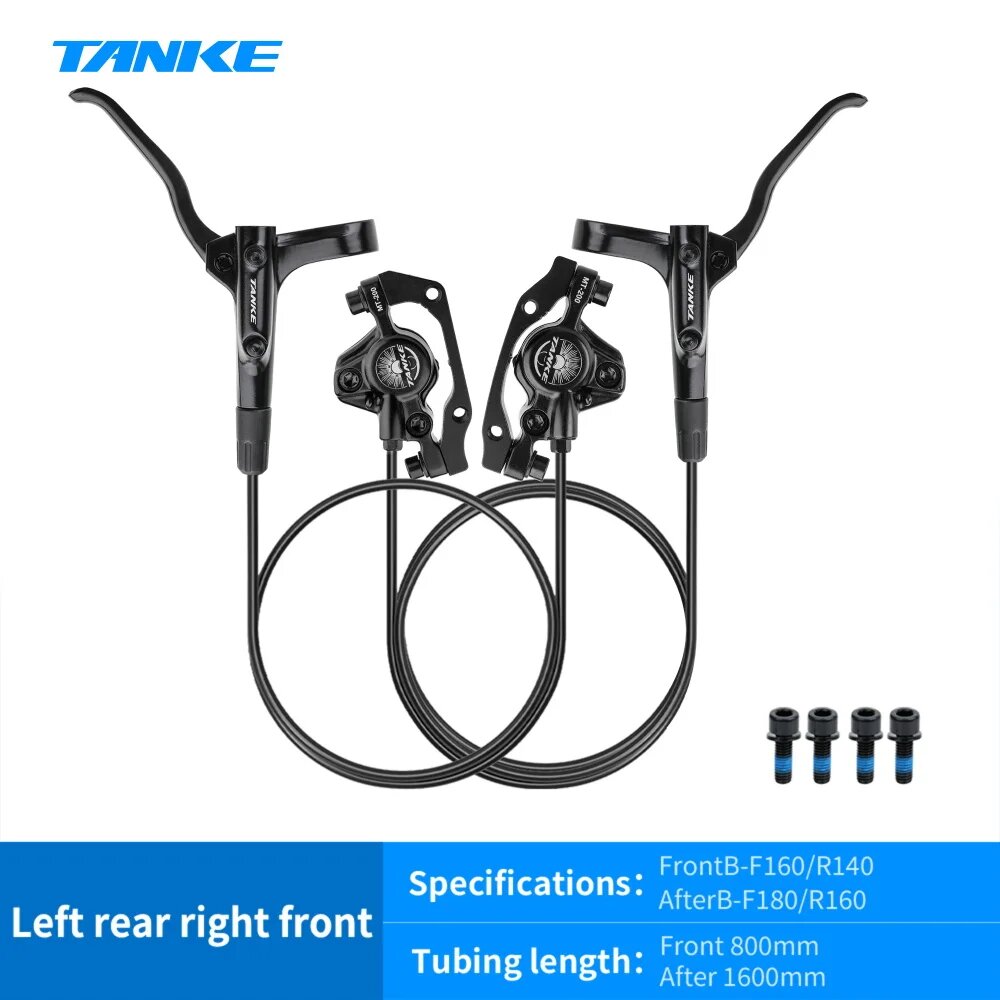 TANKE MT200 Гидравлический дисковый тормоз для MTB Черный, Black RF-LR
