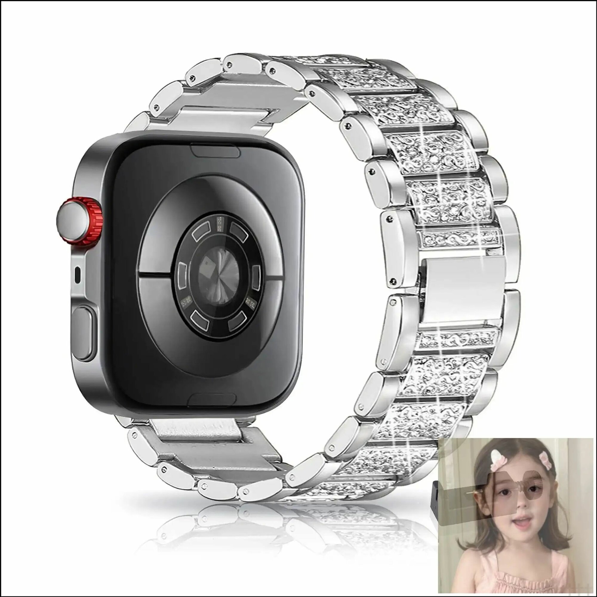 Металлический ремешок для Huawei Watch Fit 5/Fit 5 Pro/Fit 4/Fit 4 Pro/Fit 3 со складной застежкой из нержавеющей стали,