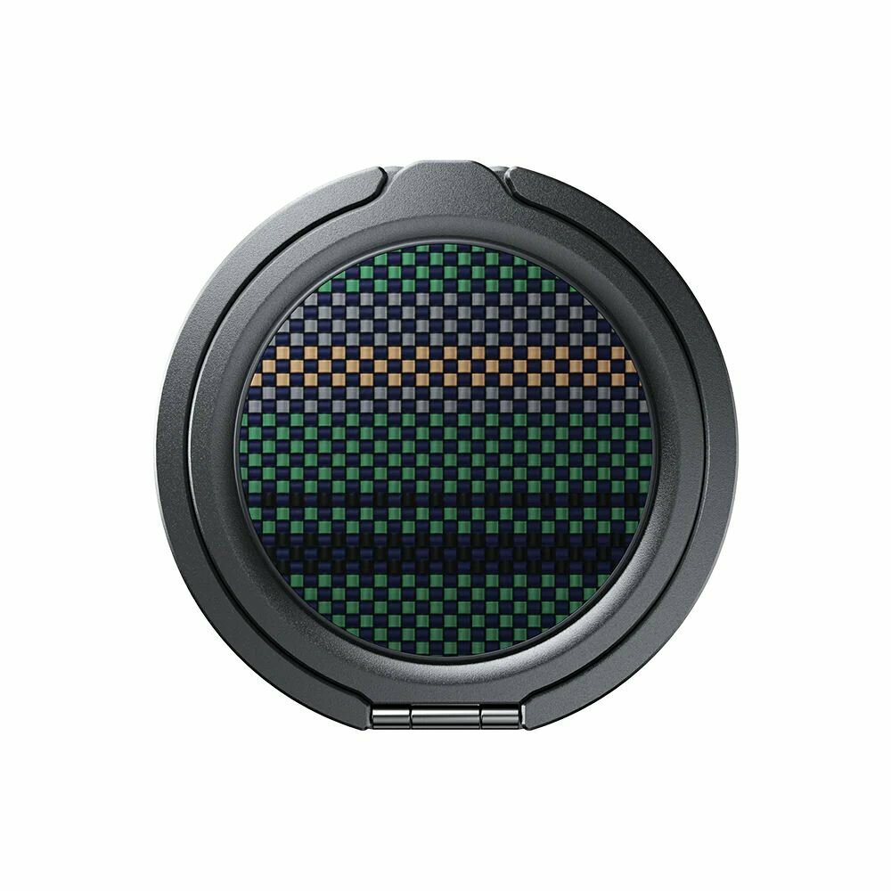 Магнитное кольцо/подставка (Попсокет) Benks ArmorPop Aurora Kevlar (MagSafe), принт Арктическое ночное небо