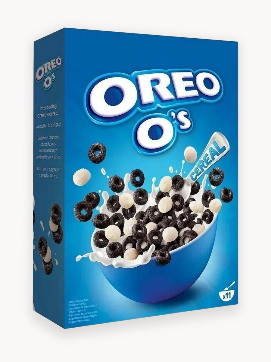 Хлопья готовый сухой завтрак Орео O's Cereal 350гр.