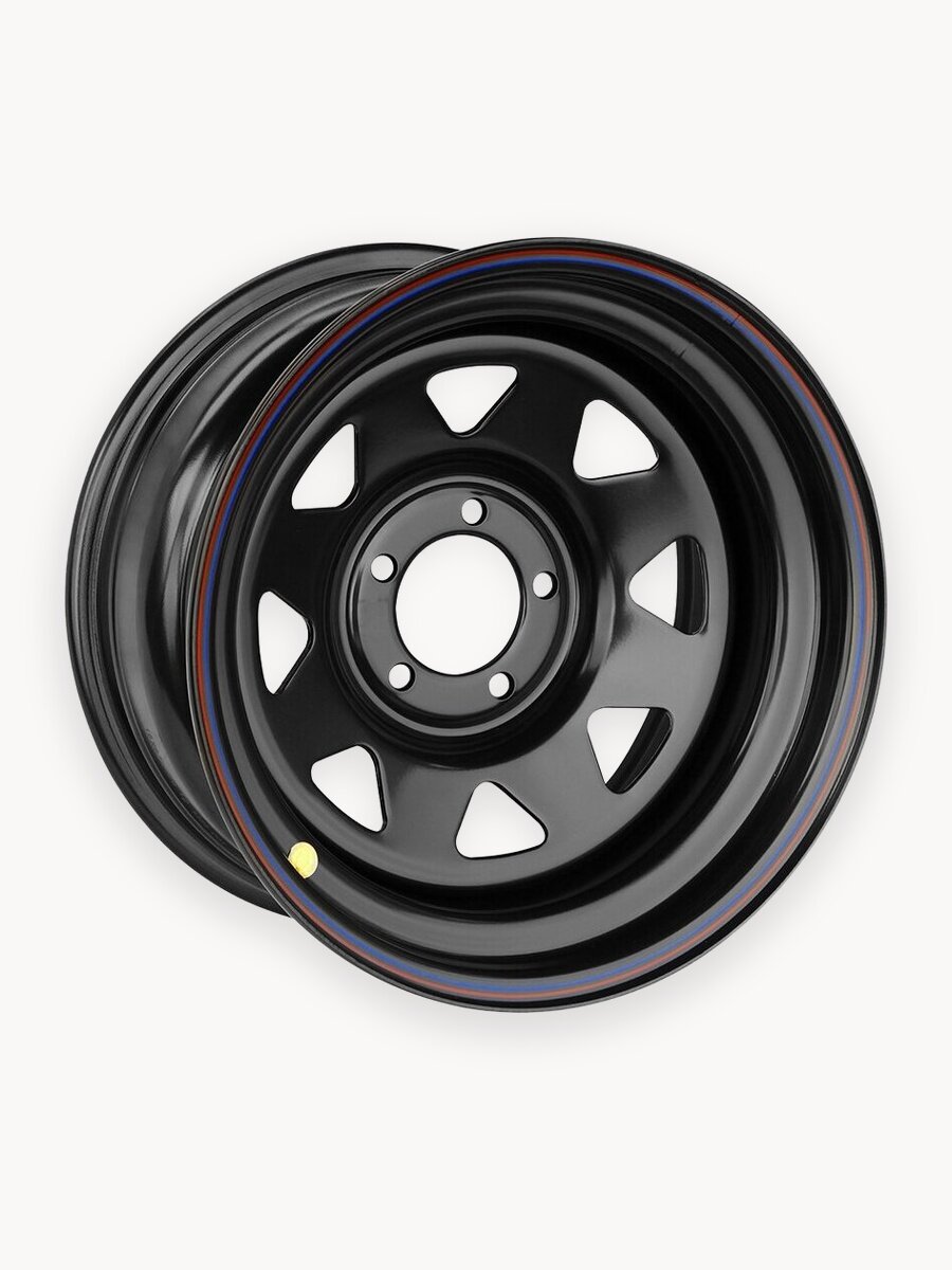 Диск усиленный JEEP стальной черный 5х114,3 8xR16 d84 ET-19 (треугольник мелкий)