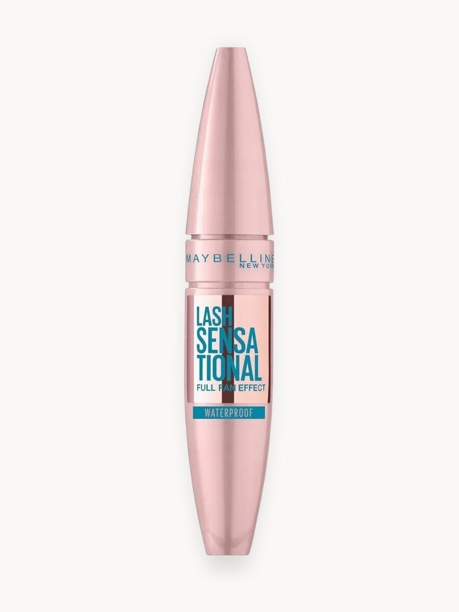 Maybelline New York Тушь для ресниц Lash Sensational Веерный объем, черная водостойкая объемная, цвет Чёрный, 9.5 мл