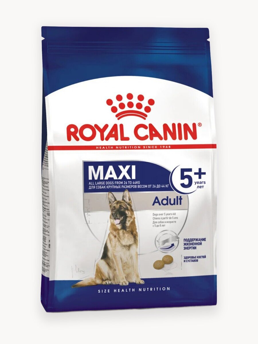 Сухой корм для собак Royal Canin Maxi Adult для крупных пород от 5 до 8 лет, 4 кг