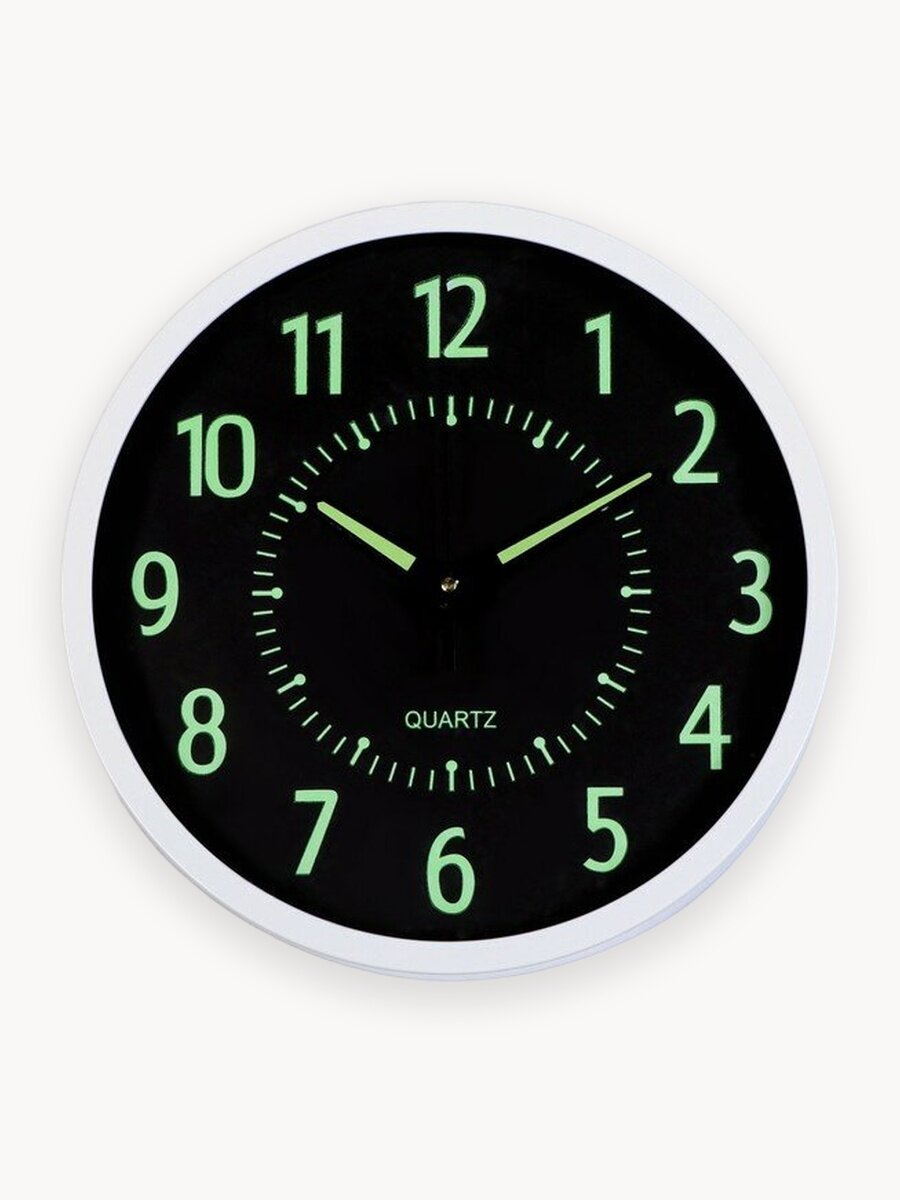Часы настенные, интерьерные, "Ходики", светящиеся, 24.5 х 24.5 см