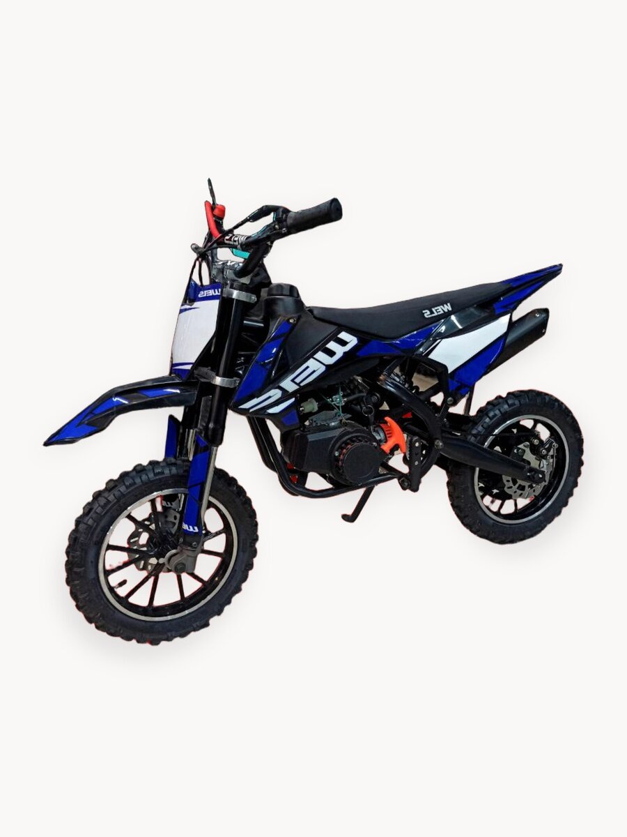 Питбайк WELS Mini Cross 2T, детский, синий