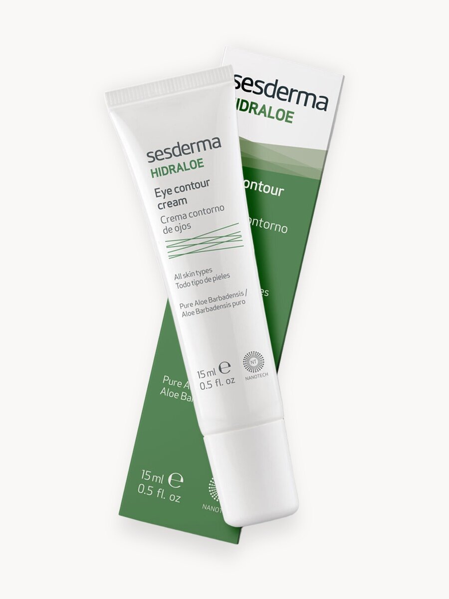 Sesderma ! HIDRALOE - Увлажняющий крем-контур вокруг глаз, 15 мл.