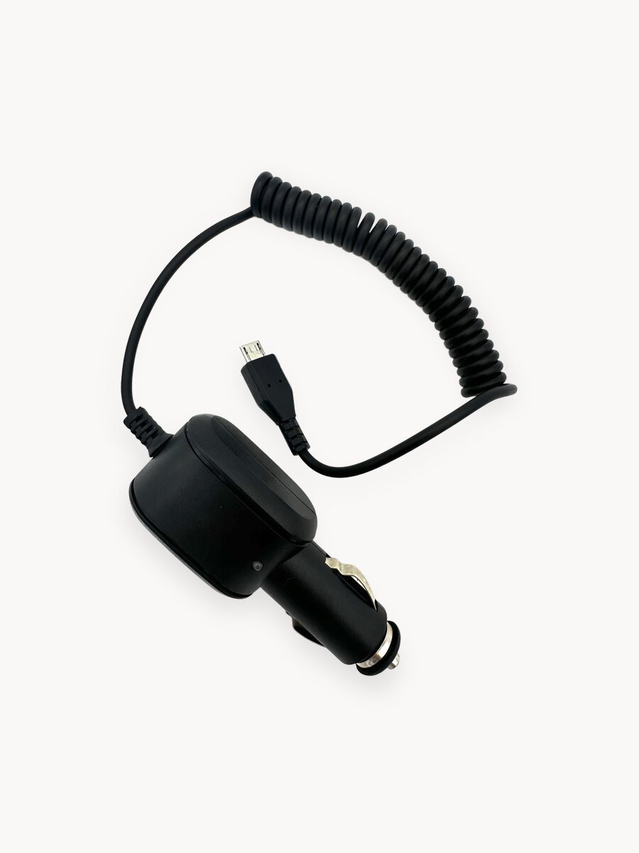 Автомобильное зарядное устройство АЗУ microUSB 1А 1,2м