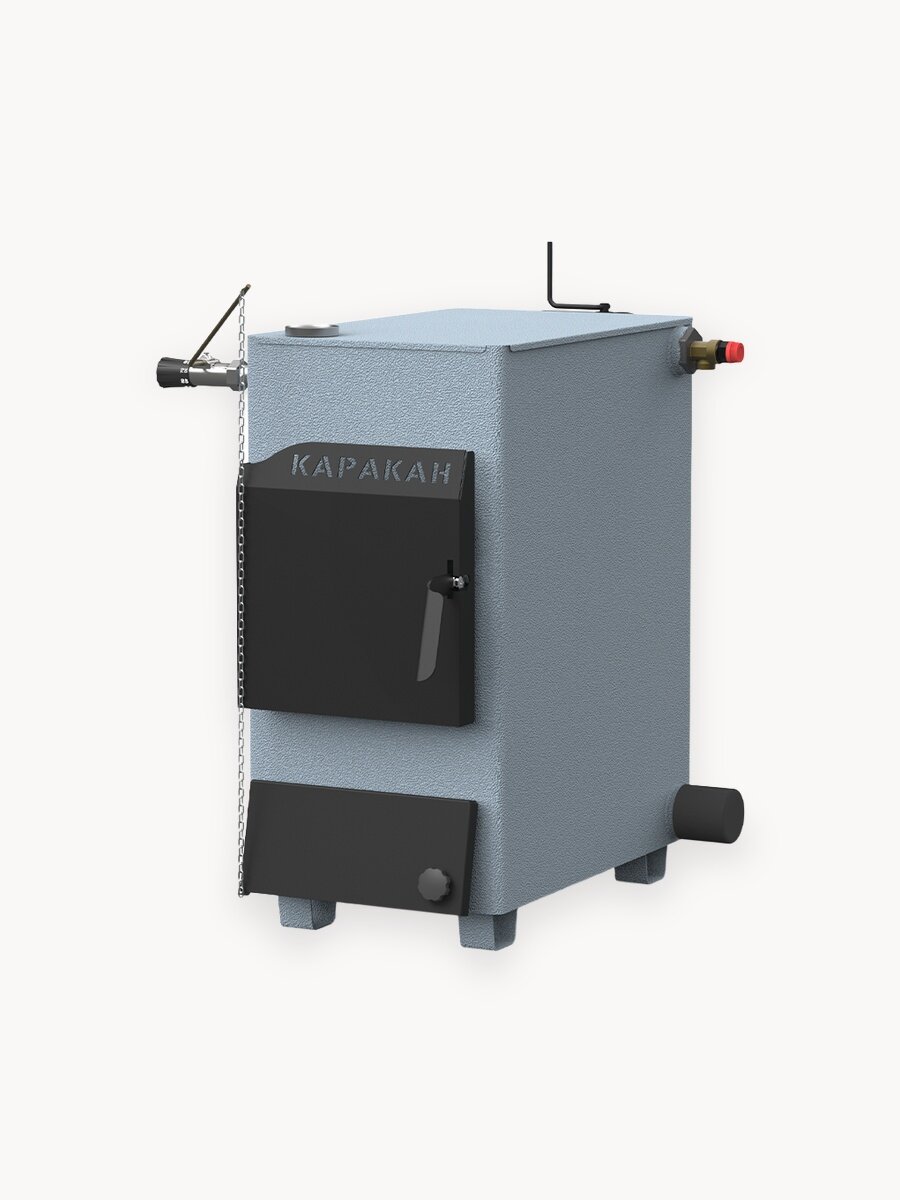 Котел твердотопливный "Каракан 14 ТЭГ 3" 14 кВт, одноконтурный, без плиты