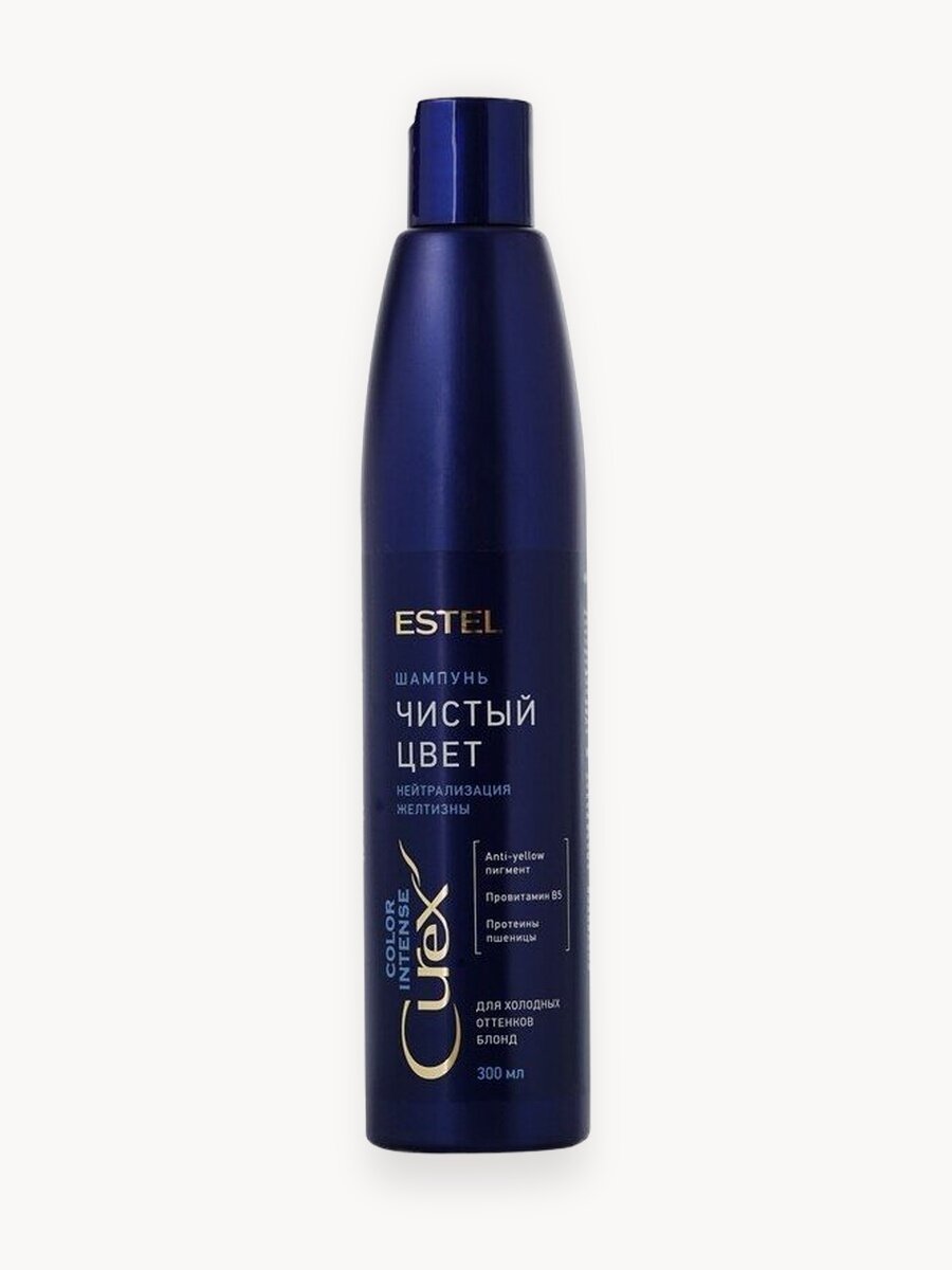 Шампунь Estel Curex Color Intense Серебристый для холодных оттенков блонд 300мл