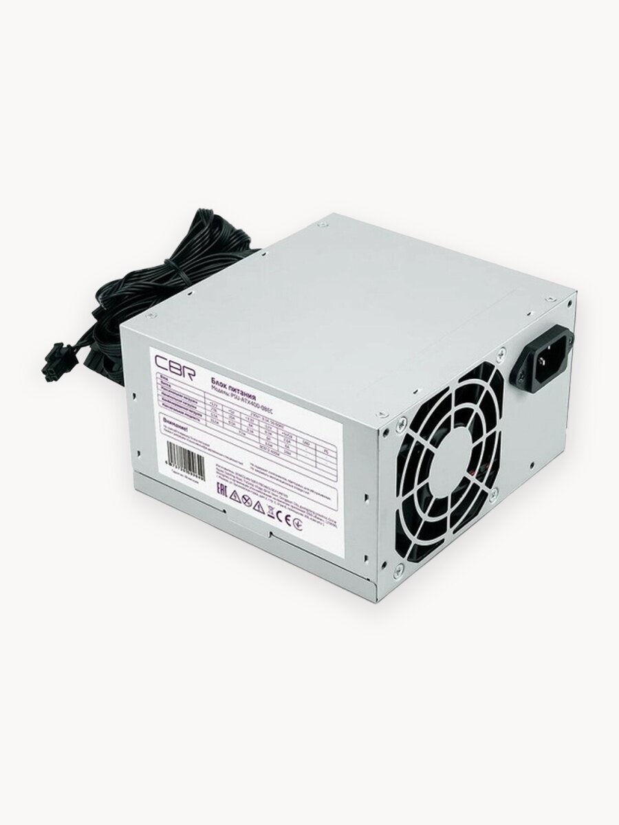 Блок питания Cbr PSU-ATX400-08EC, 400W, OEM