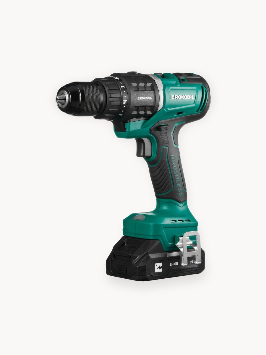 Rokodil Multivert Start — набор аккумуляторного инструмента 3в1: дрель-шуруповерт, УШМ, лобзик, 700 Вт, 20 В, 2 АКБ