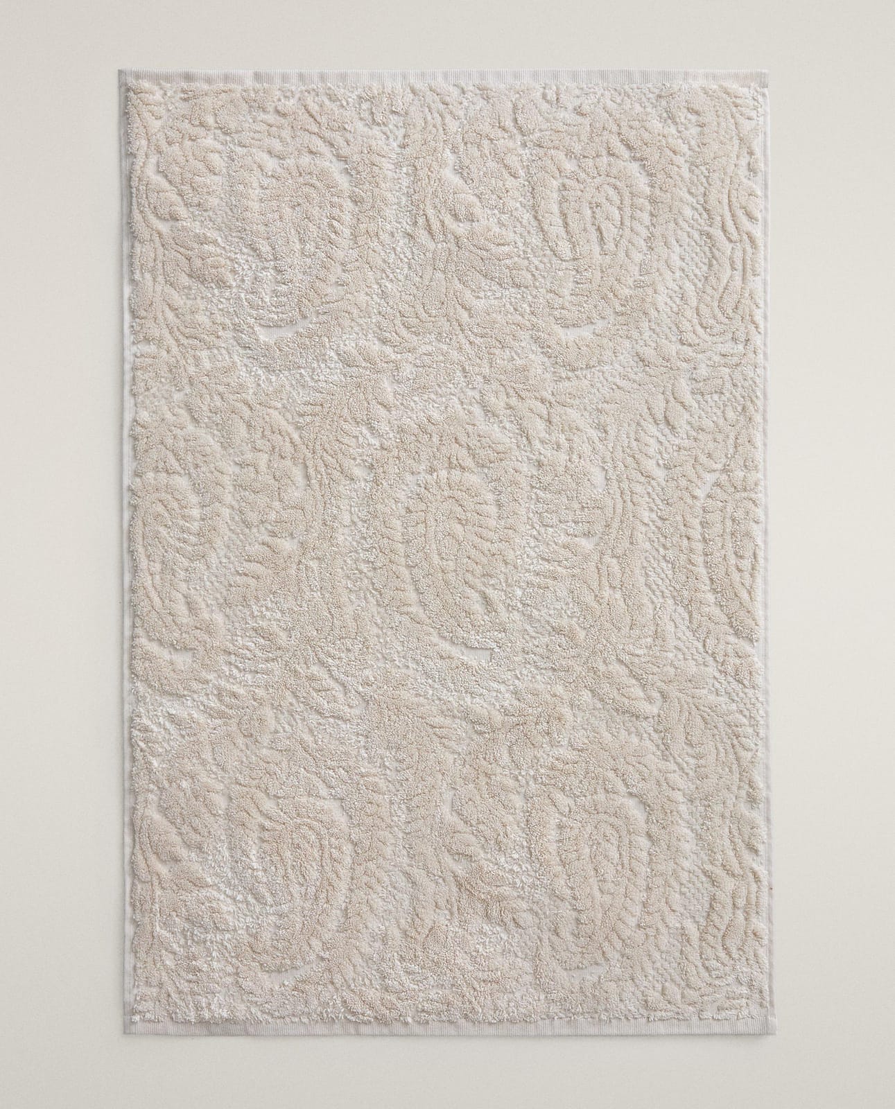 Коврик Zara Home paisley 2525/015/711-31, песочный, 50 x 70 см
