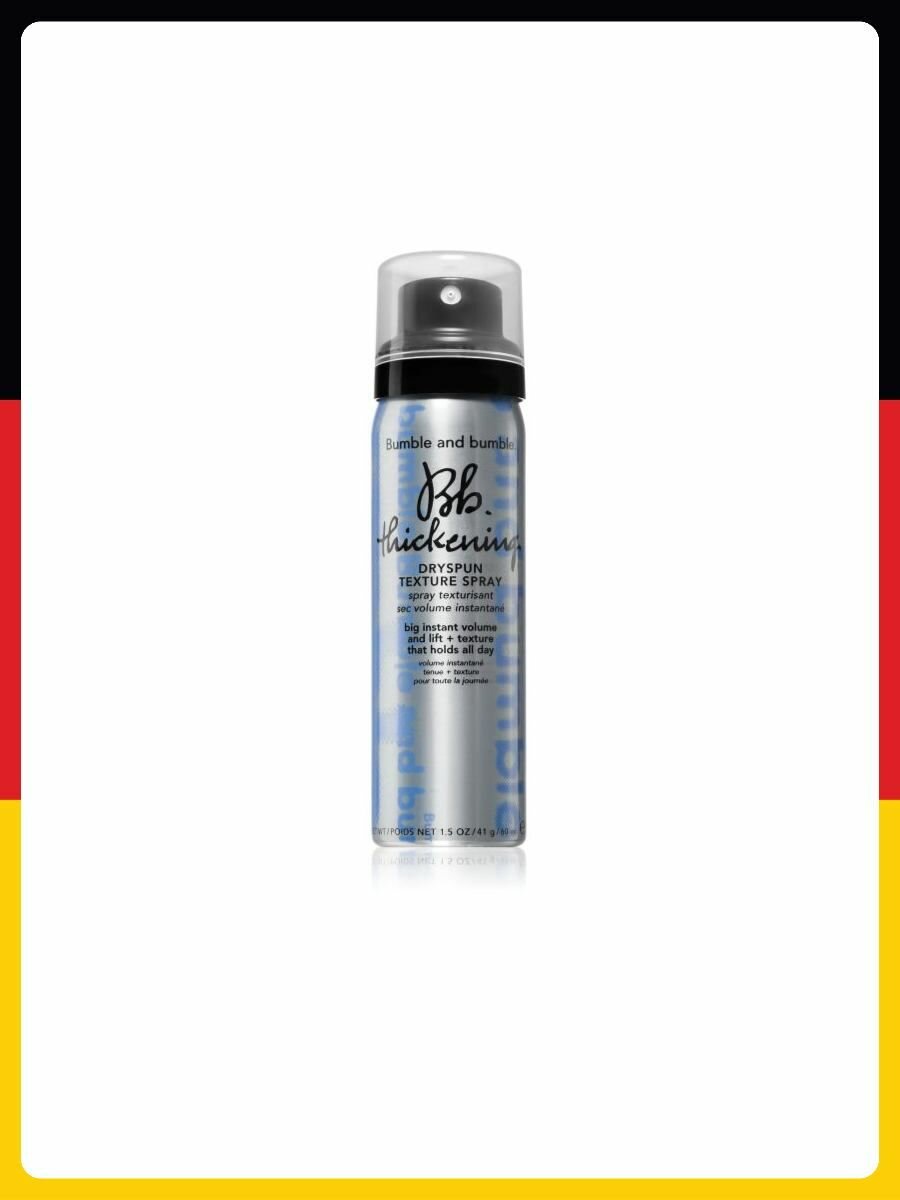 Спрей для укладки волос Bumble and Bumble Thickening Dryspun Texture Spray Hairspray for maximum hair volume, 60 мл