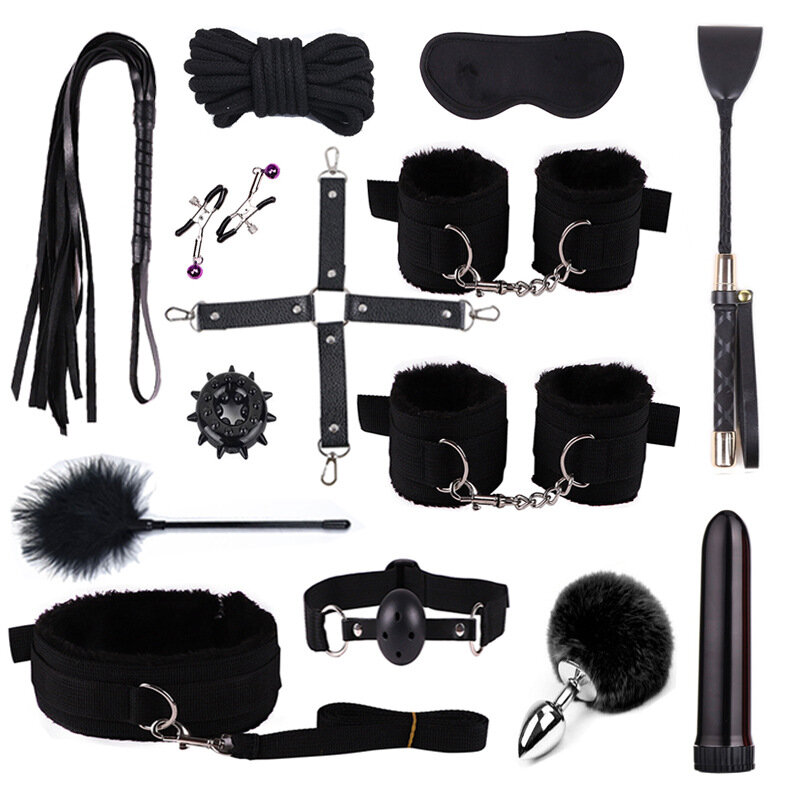 SM Sexy Set Комбинированный набор инструментов для пыток пар из 12 предметов,