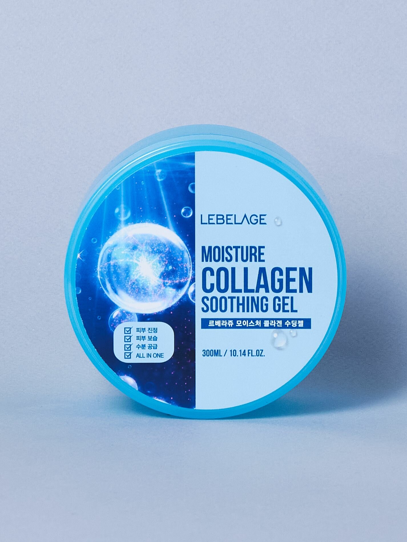 Lebelage Универсальный увлажняющий гель с коллагеном 300 мл Moisture Collagen 100% Soothing Gel