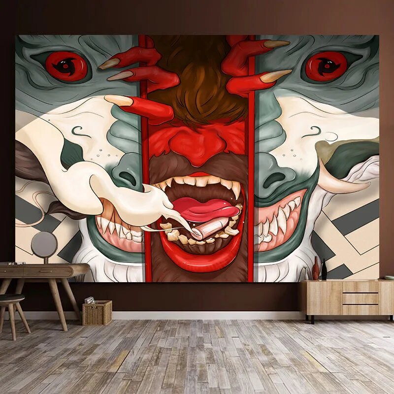 Настенный гобелен японский стиль 200x150cm, 2