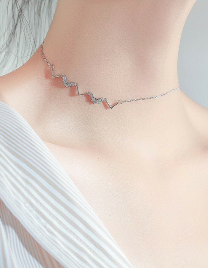 Колье, циркон