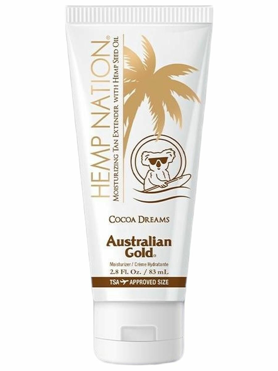 Лосьон для тела Australian Gold Hemp Nation Cocoa Dreams, без красителей, 83мл