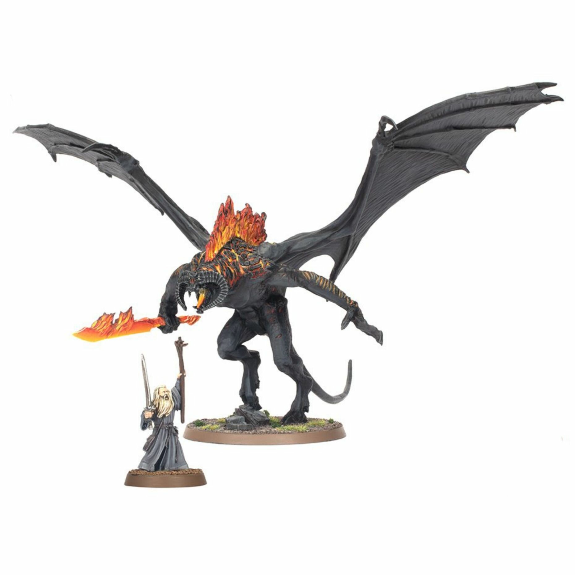 Балрог и Гендальф миниатюры