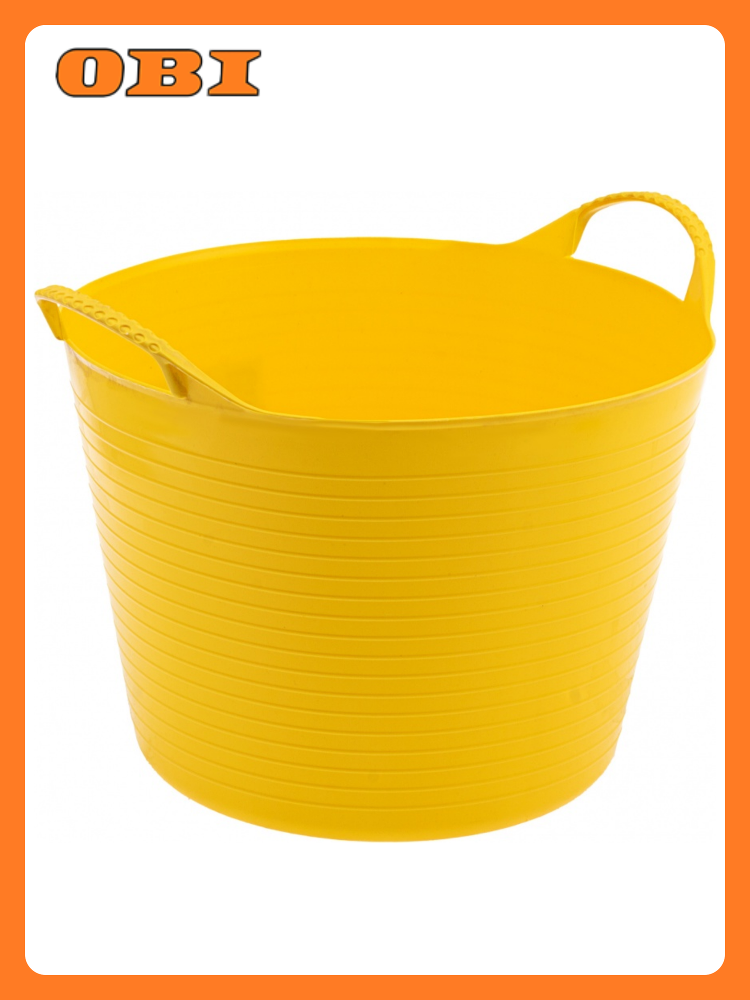 Ведро гибкое сверхпрочное, 14 л, желтое, Россия// Сибртех