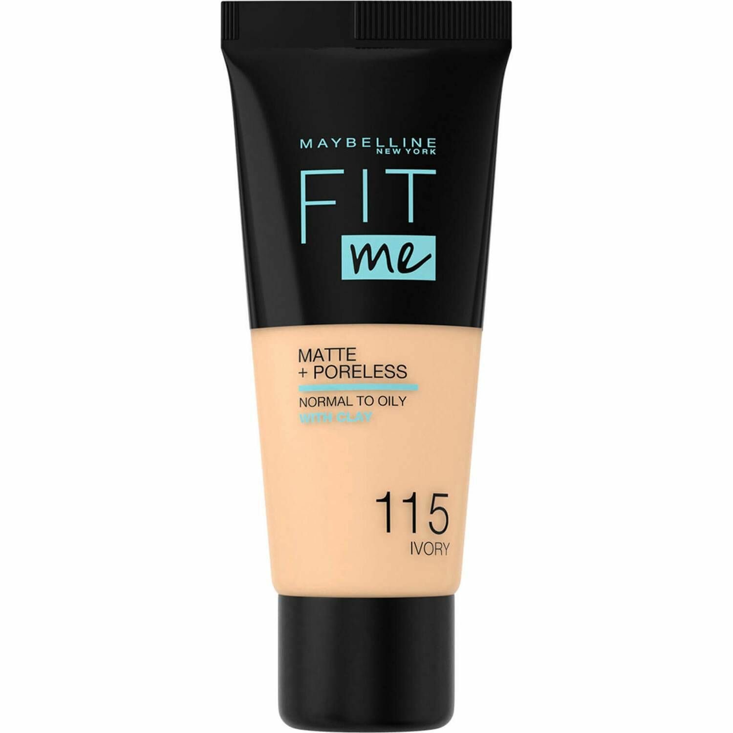 Матирующий тональный крем Maybelline Fit Me! для сужения пор тон 115 Ivory