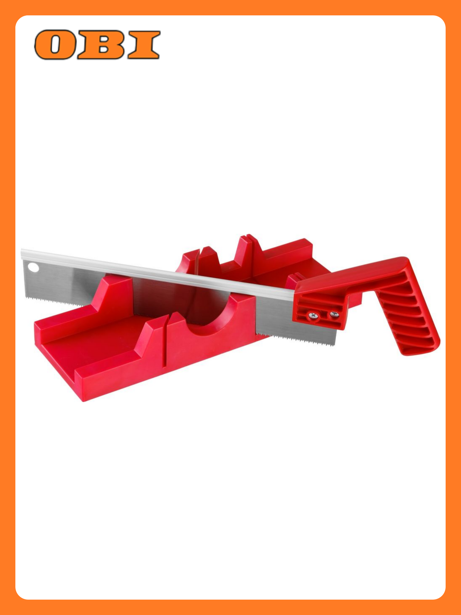 Стусло и пила ЗУБР, для дерева и пластика, 65x35/300 мм, красный