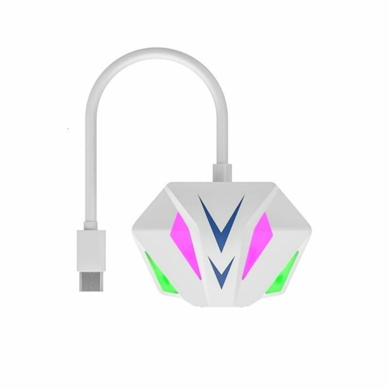 USB-C/RJ45 Ethernet адаптер 100Mbps, Белый - Тип C