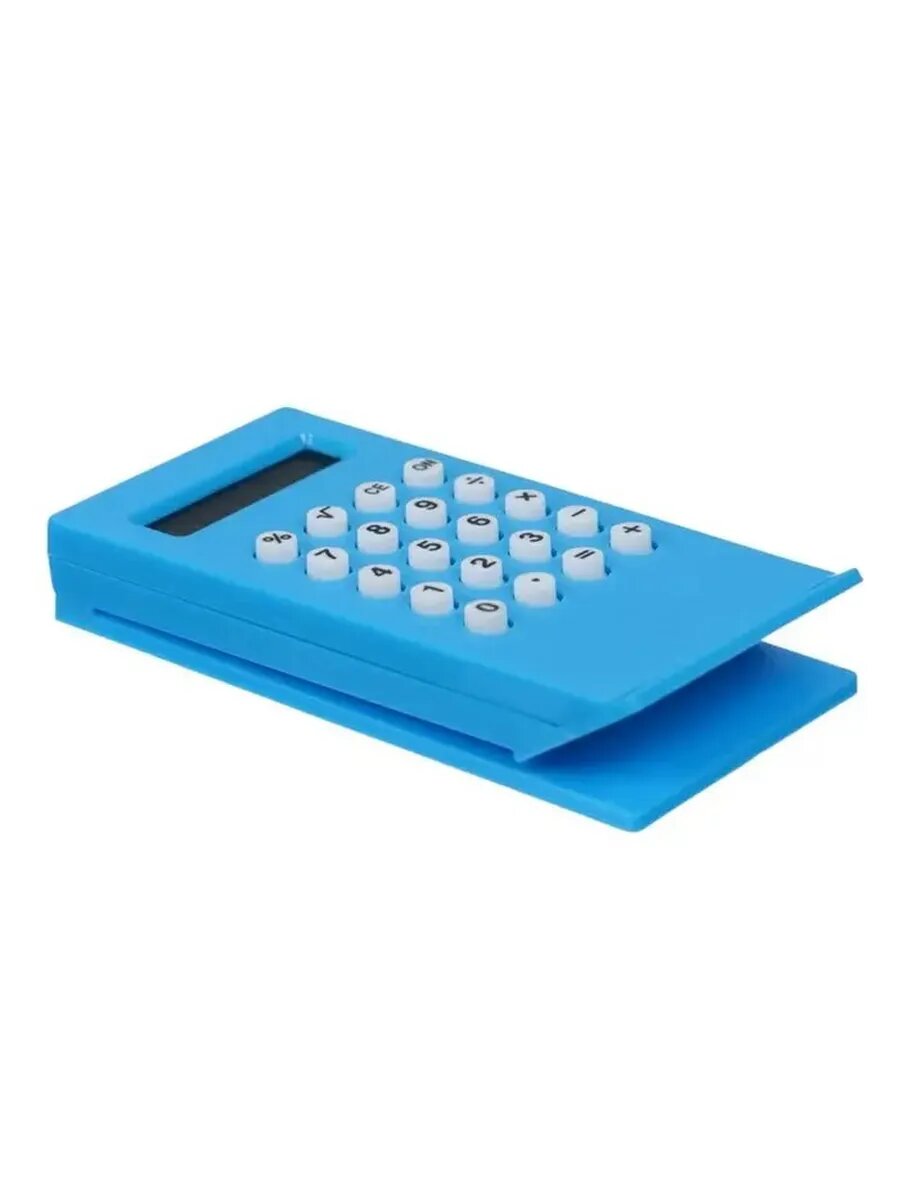 Стильный 8-значный калькулятор с карабином