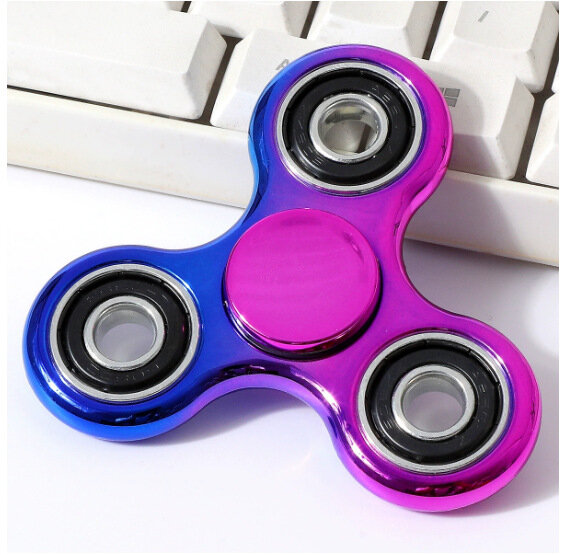 Красочный черный гироскоп на кончиках пальцев трехлистный спиральный гироскоп на кончиках пальцев студенческий