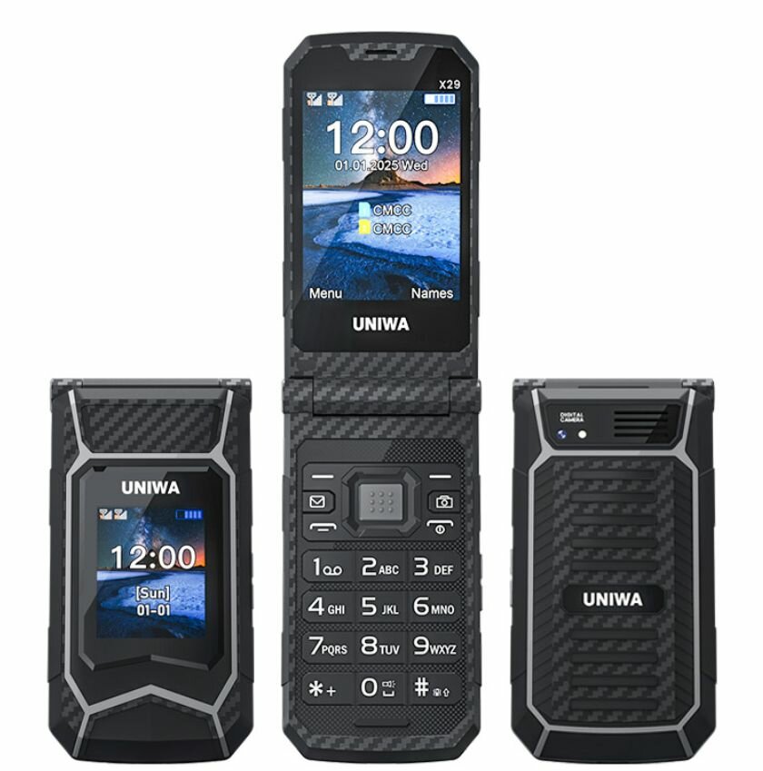 Мобильный телефон кнопочный раскладушка для пожилых и детей