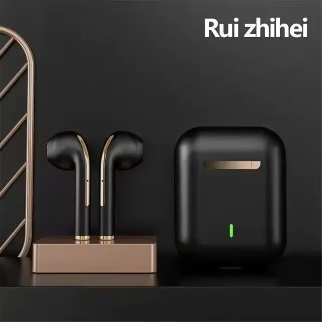 Беспроводные наушники J18 Bluetooth с шумоподавлением Черный, black