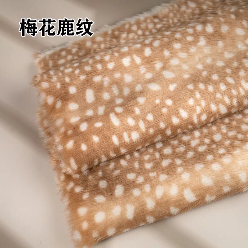 Искусственный мех ткань Xintianji леопардовый принт 2