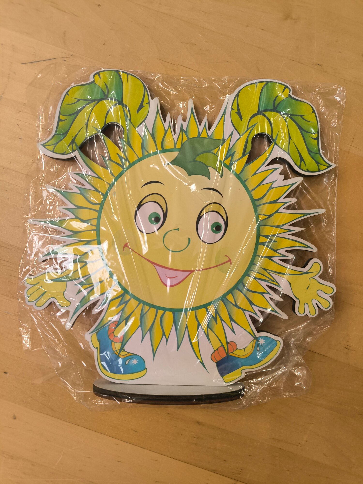 Лопушок, размер средний, на подставке (персонаж Технологии Воскобовича)