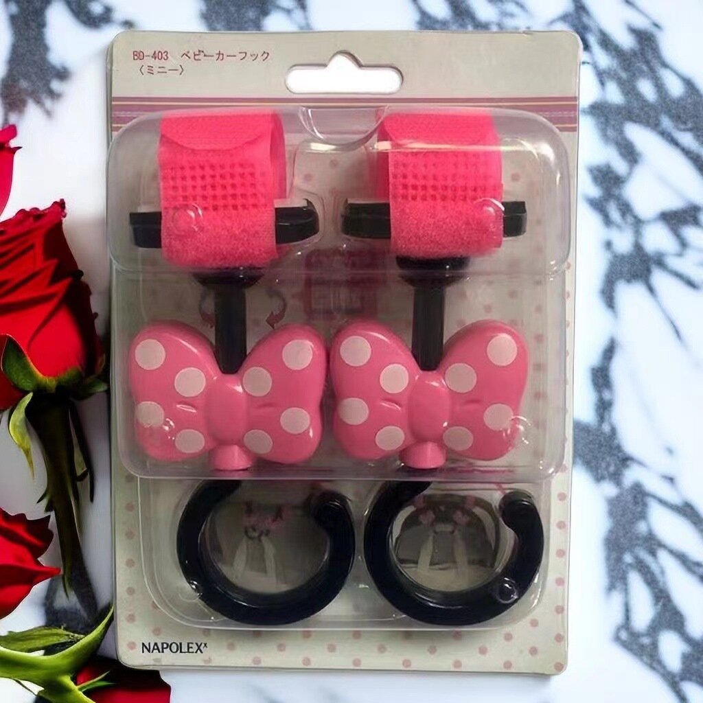 Крючок для ручки Микки Мауса, аксессуары для детской коляски и электросамоката, практичный крючок для хранения