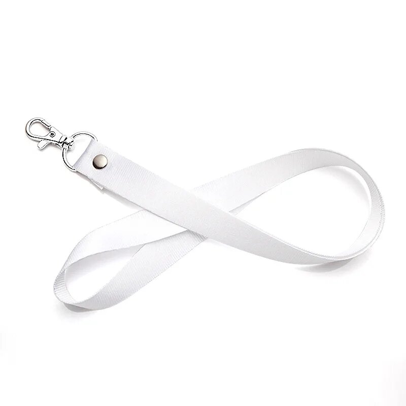 Шейный шнурок для бейджа Белый, White