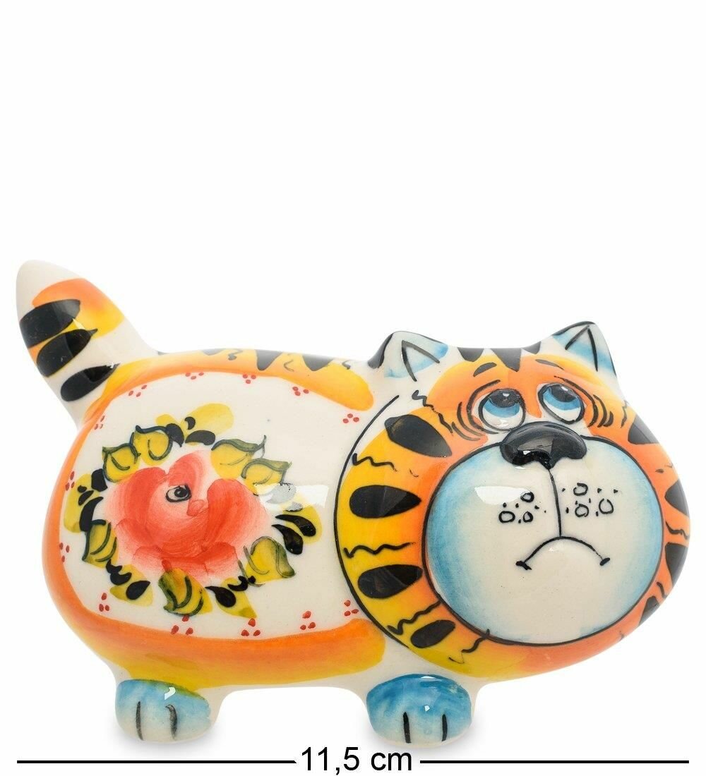 Фигурка Котяра цв. ср. (Гжельский фарфор) A2108849 Народные промыслы, Фарфор